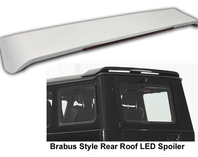 G63 Brabus Style Rear Roof LED Spoiler W463 G55 G500 G63 G550 Wing Lip ...