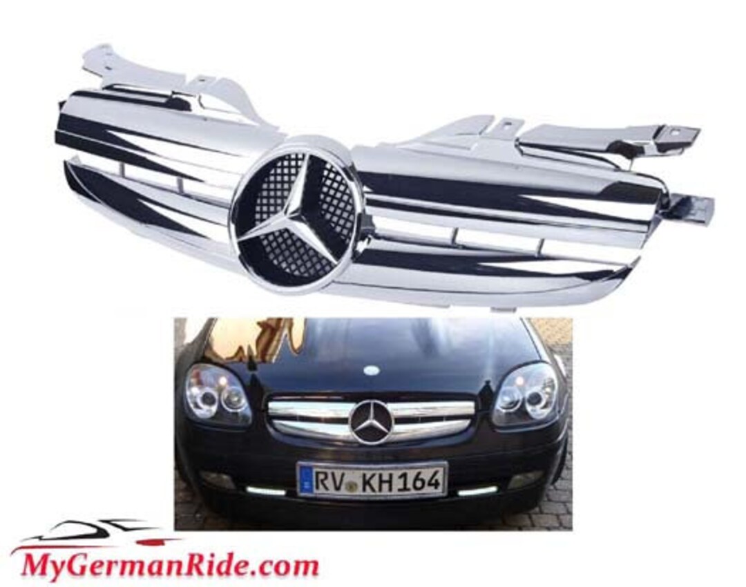 SLK R170 All Chrome With Chrome Star Grille New. SLK230 SLK32 SLK200 ...