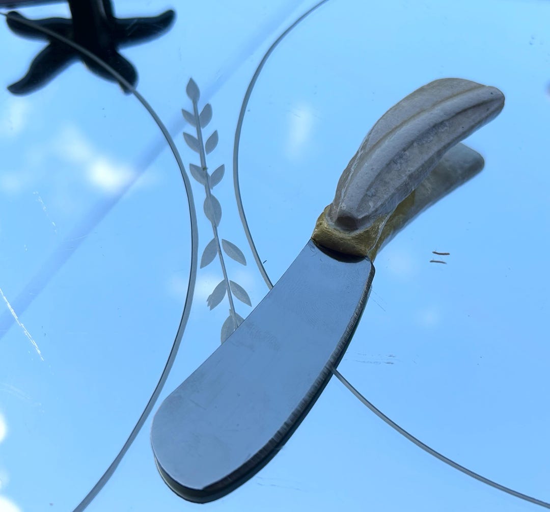 Pottery Handle Spreader Knife - Etsy
