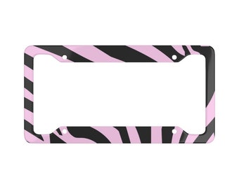 Zebra License Plate | Etsy