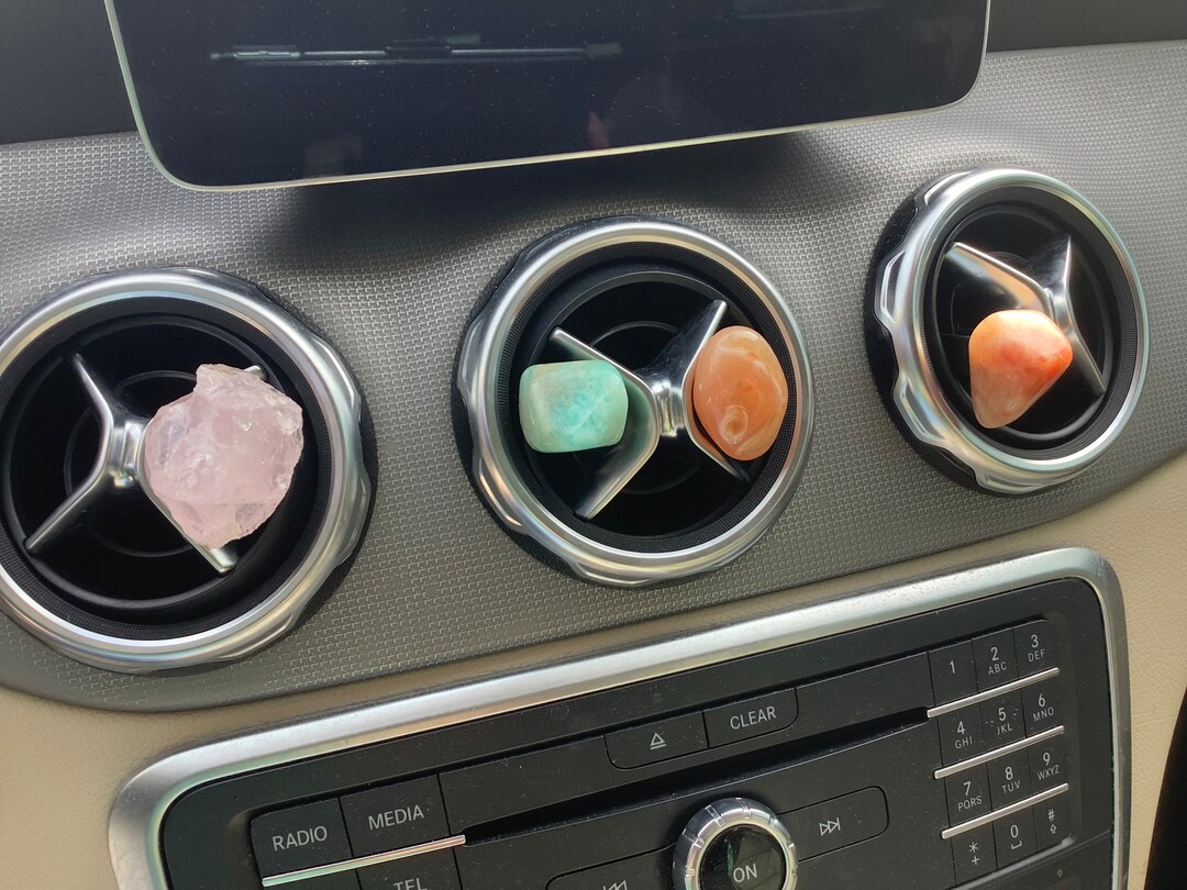Crystal Car Vent Charm – Gemstone Car Accessory for Protection - Etsy