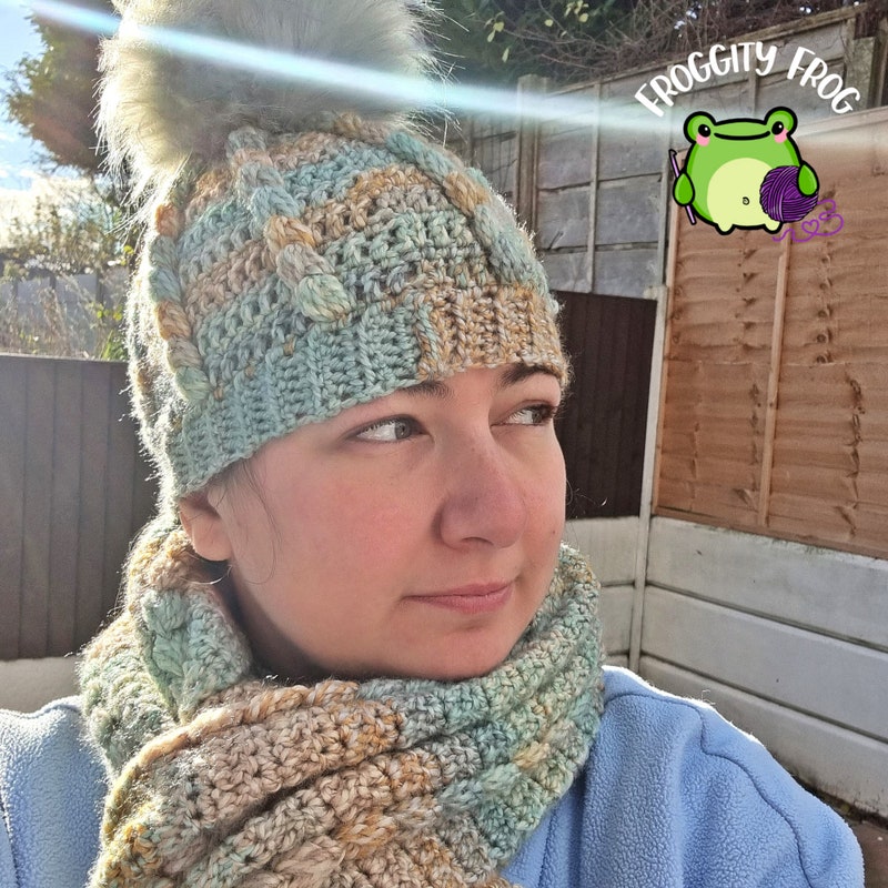 Winter Hat and Scarf Set - Etsy