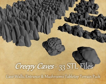 3d Printable Cave - Etsy