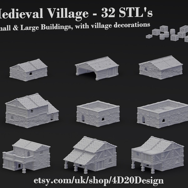 3 D Stl Files for Buildings - Etsy