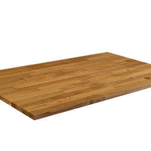 Solid Oak Worktop 1m 2m 3m 4m - 20mm Thickness - Premium Solid Wood ...