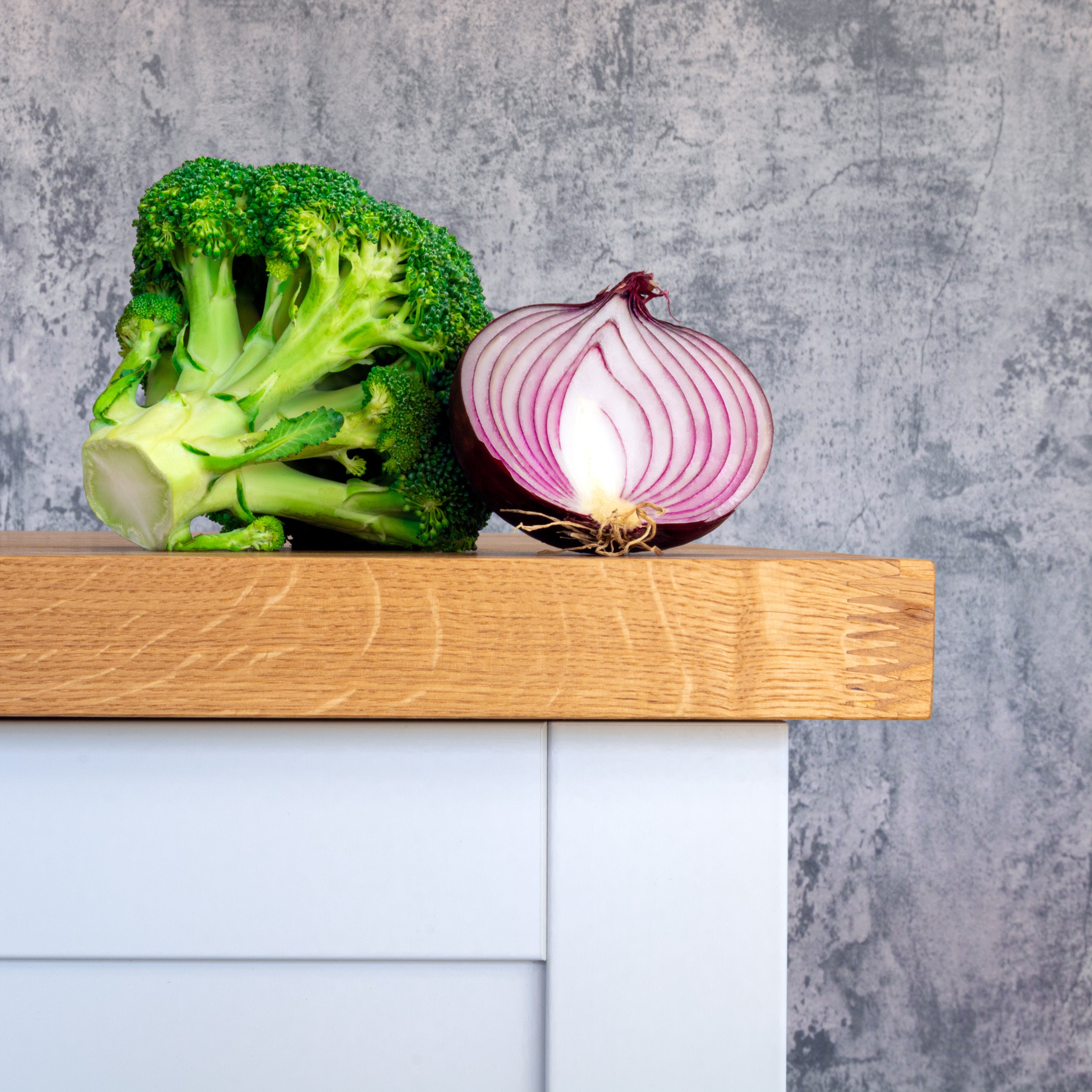 Oak Worktop 2m X 620mm X 38mm - Premium Solid Wood Kitchen Countertop ...