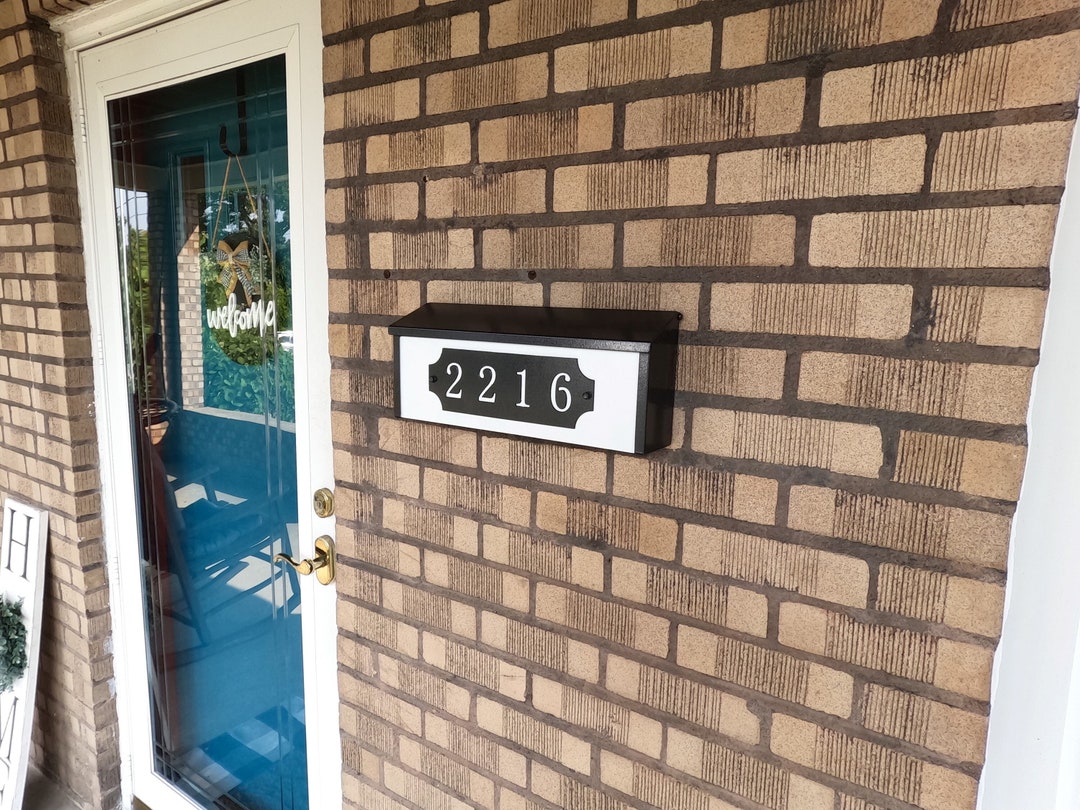 Modern Address Sign Metal Address Sign for House House Number Sign ...