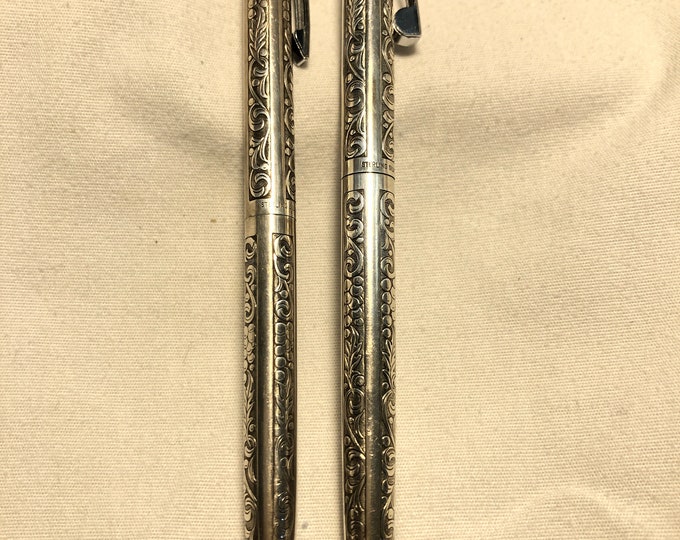 Set of Sterling Silver Sheaffer Pen & Mech. Pencil - Etsy