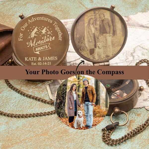 Personalized Compass - Etsy