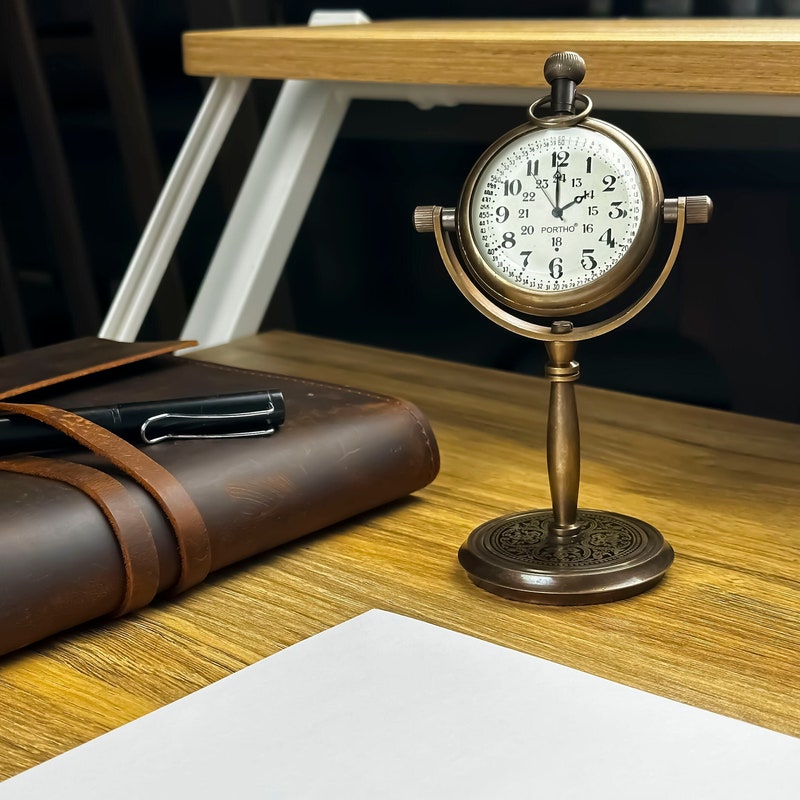 Rustic Desk Clock - Etsy