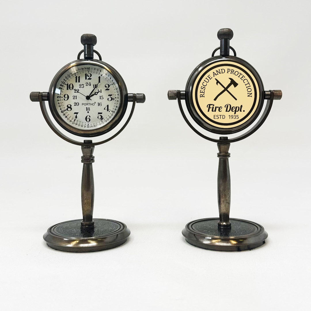 Best Gift Ideas for Firefighters, Custom Logo Engraved Compass, Gift ...