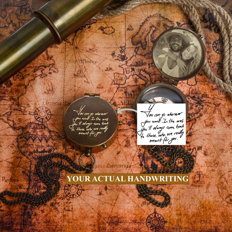 Personalized Engraved Compass: Religious Gift, First Communion, Baptism ...