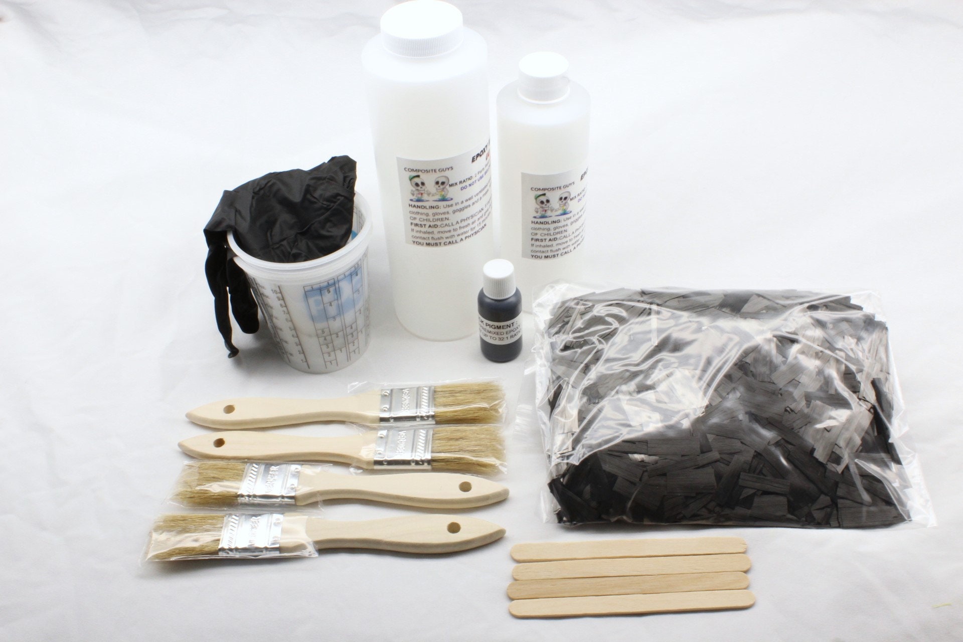 DIY Forged Carbon Fiber Kit With Half Pound of Real Chopped Carbon ...