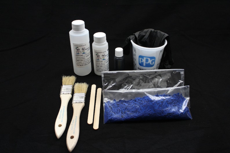 DIY Forged Carbon Fiber Kit With Real Chopped Carbon Fiber and Blue ...