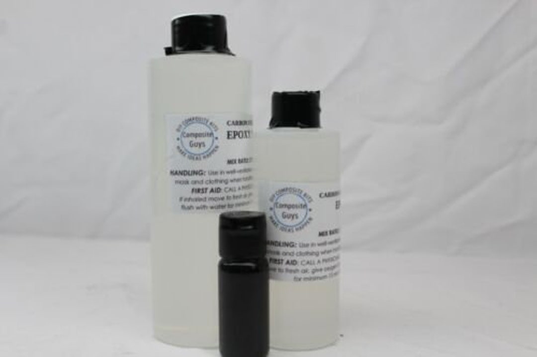 High End Carbon Fiber Epoxy Resin Kit 12oz With Black Base - Etsy