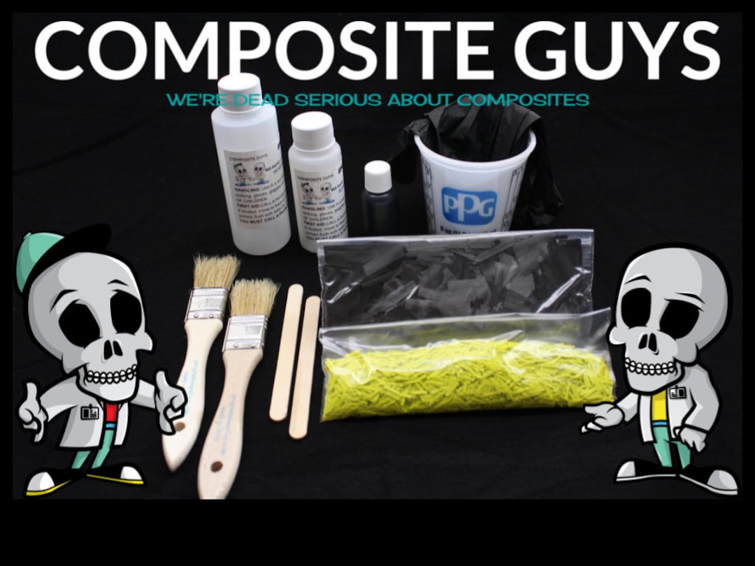 DIY Forged Carbon Fiber Kit With Real Carbon Fiber and Yellow ...