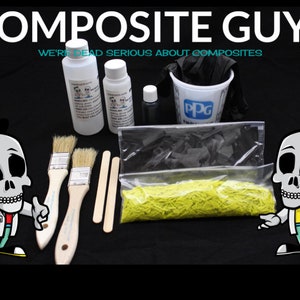 DIY Forged Carbon Fiber Kit With Real Carbon Fiber and Yellow ...