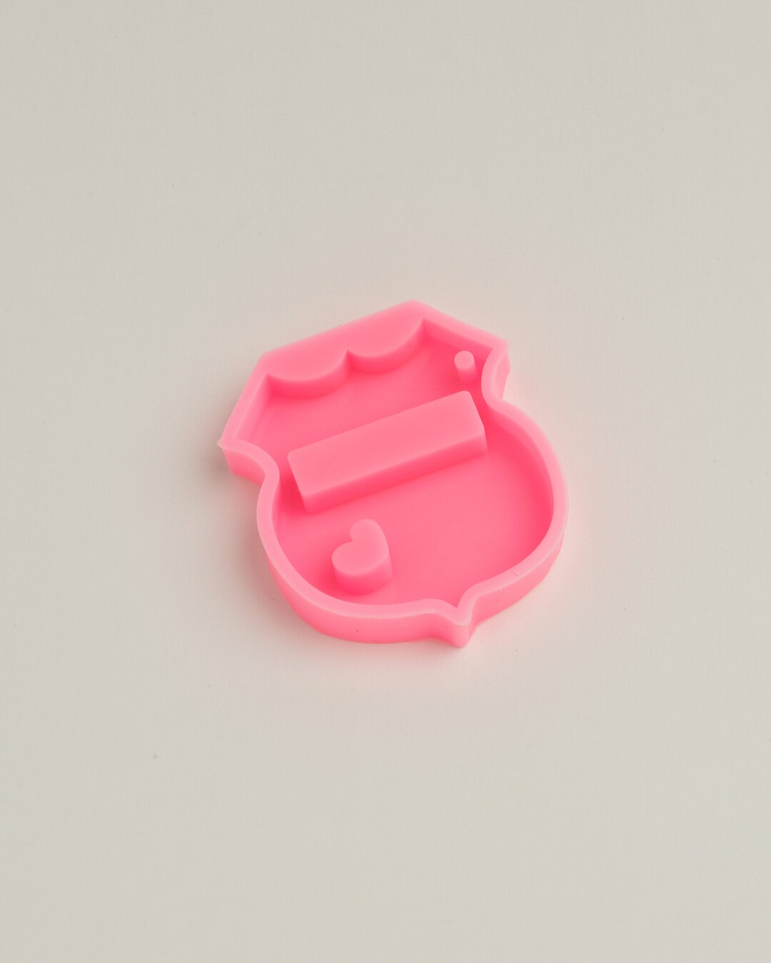 Small Police Badge Mold || Silicone Mold - Etsy