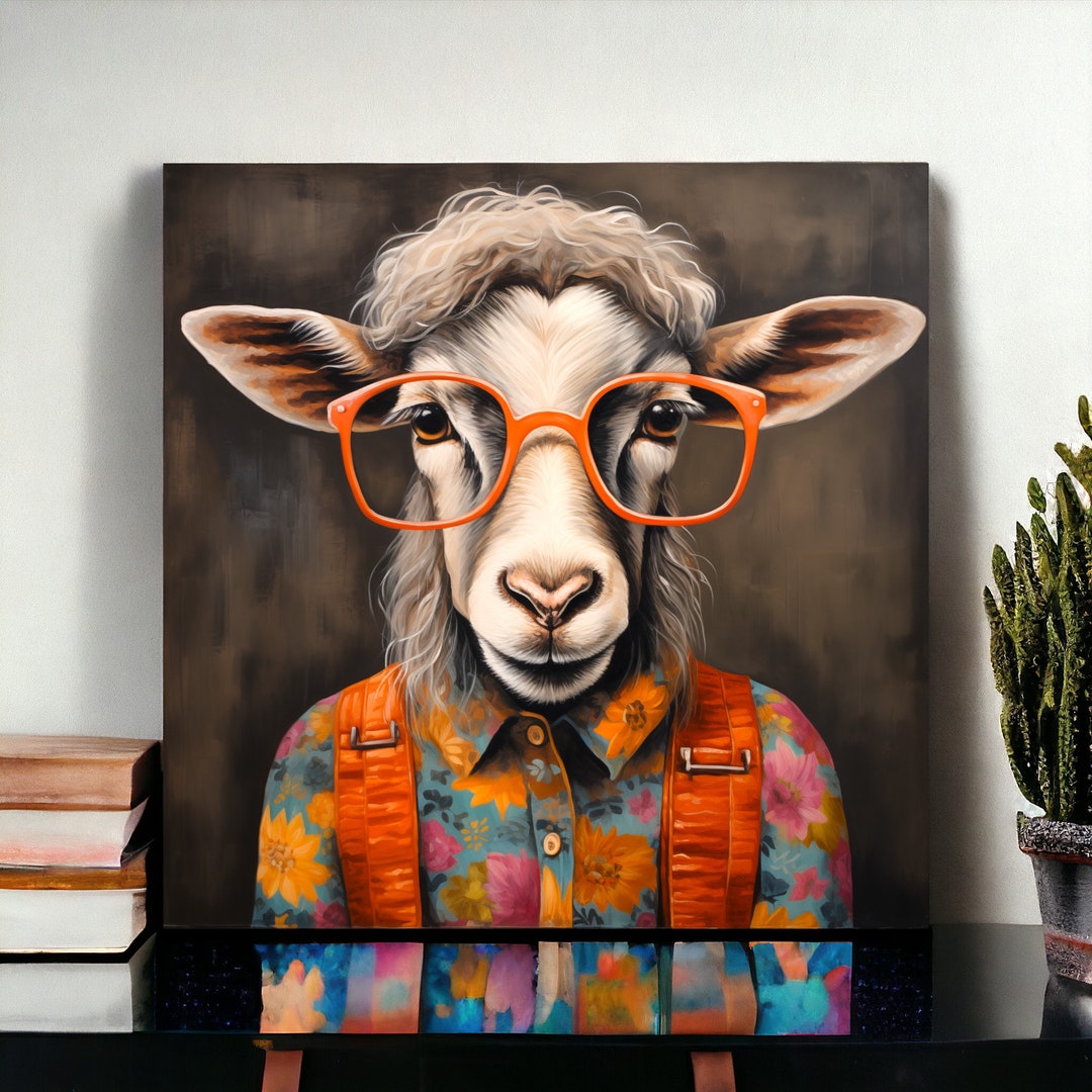Urban Farm Cheeky Sheep | Sheep Print | English Sheep | Sheep Wall Art ...