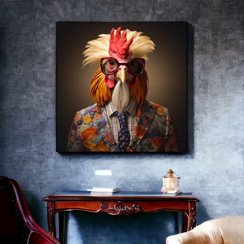 Urban Farm Rooster Gifts Rooster Rustic Rooster Wall Art Rooster ...