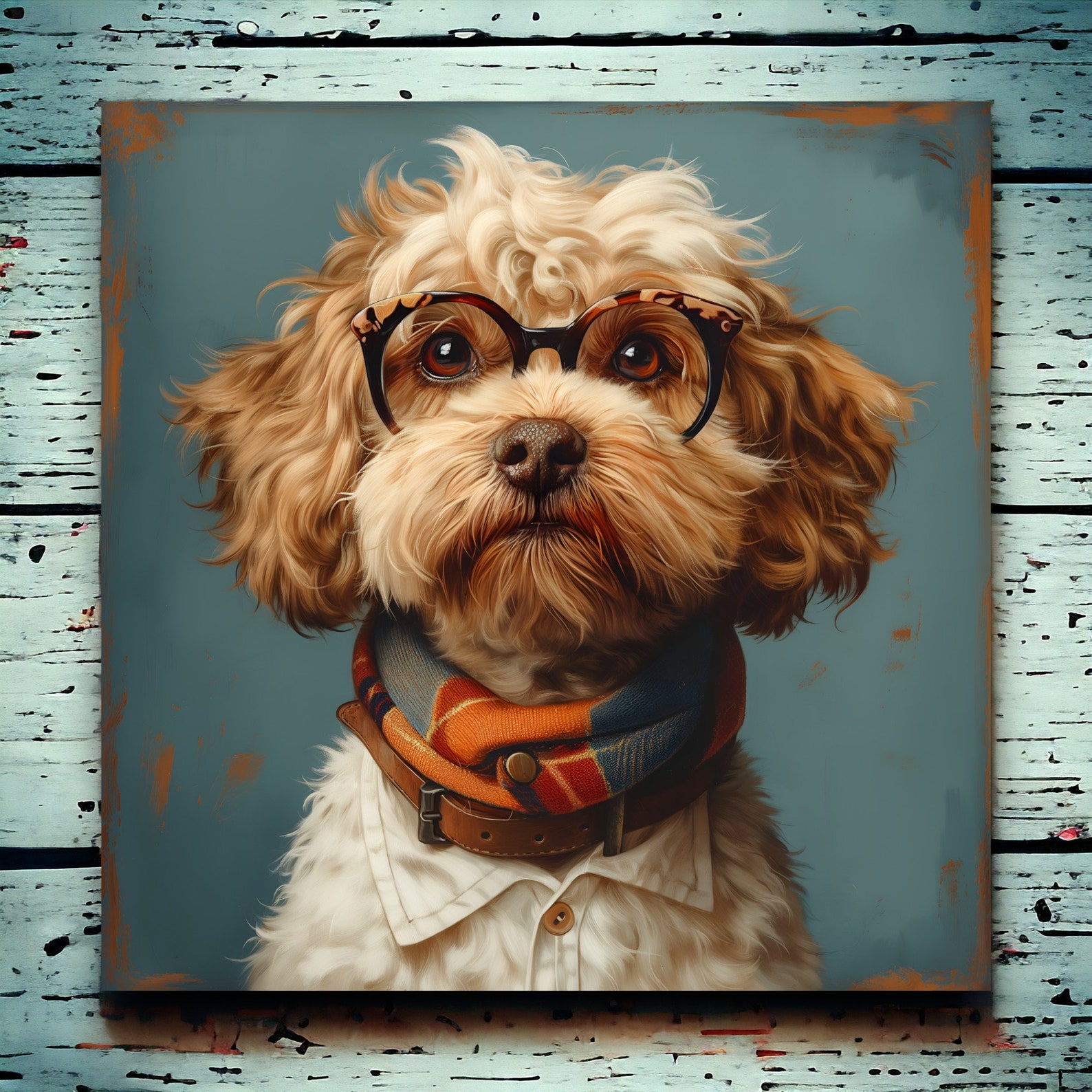 Urban Farm Cavapoo | Doodle Dog Art | Cavapoo Dad | Cavapoo Mom ...