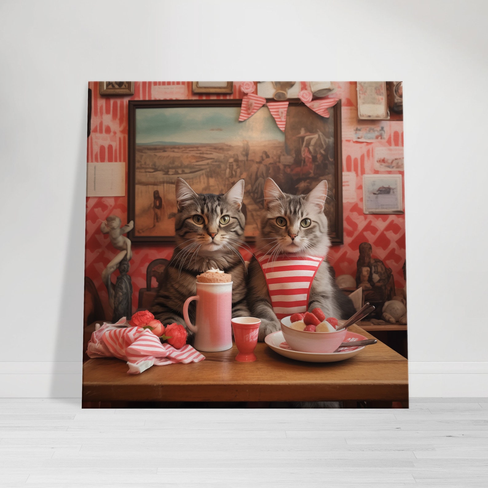 Urban Farm Grey Tabby Cat | Tabby Cat Print | Tabby Cat Gift | Cat ...