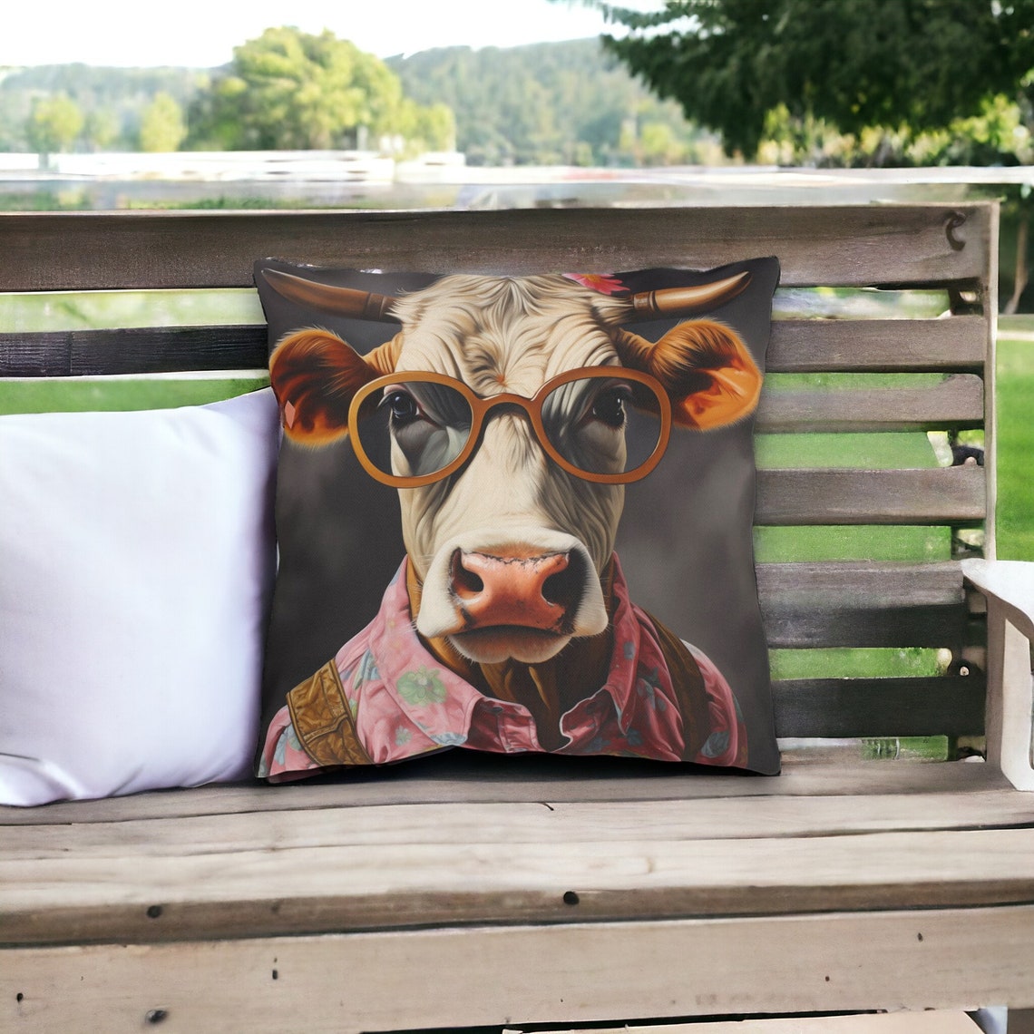 Cow Pillow Outdoor Cow Pillow Cow Print Pillow Cow Outdoor Decor Brown ...