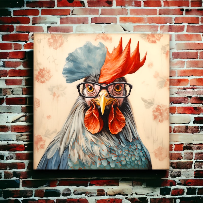 Chicken Art - Etsy