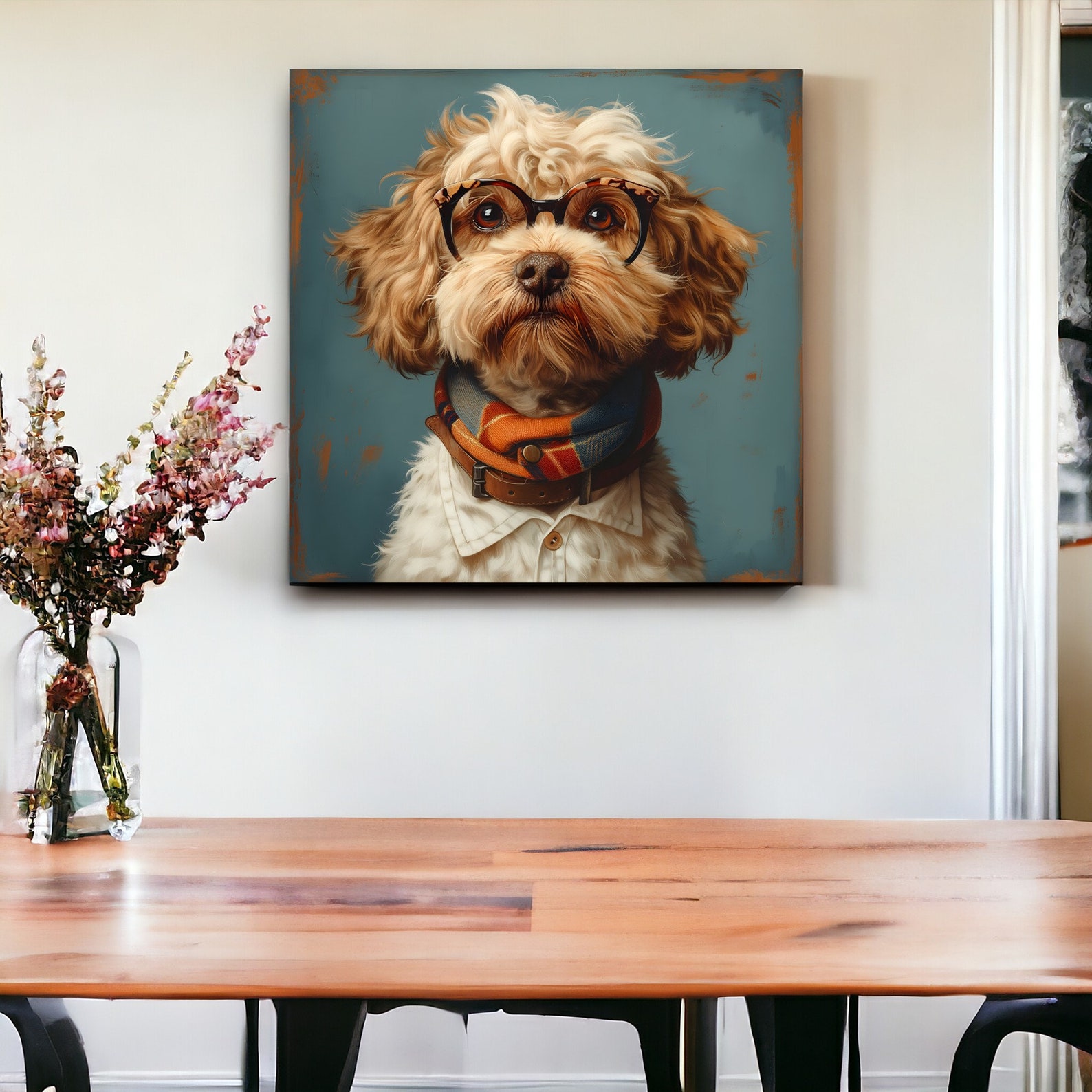 Urban Farm Cavapoo | Doodle Dog Art | Cavapoo Dad | Cavapoo Mom ...