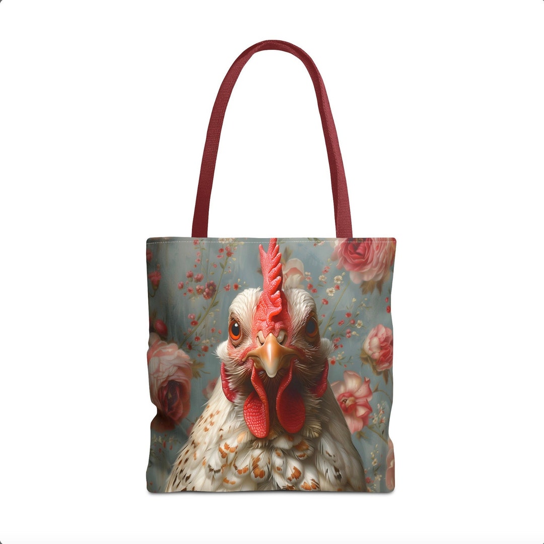 Chicken Bag | Chickens Tote Bag | Chicken Mama Tote | Chicken Gift Bag ...