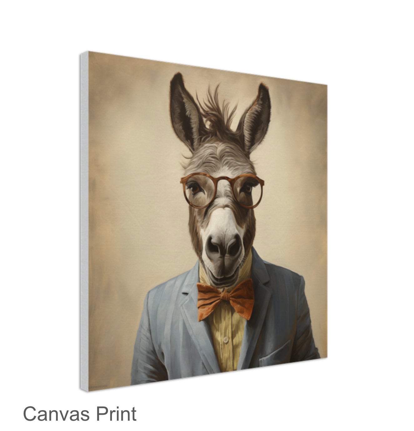 Urban Farm Donkey Art | Donkey Print | Donkey Wall Art | Donkey Gift ...