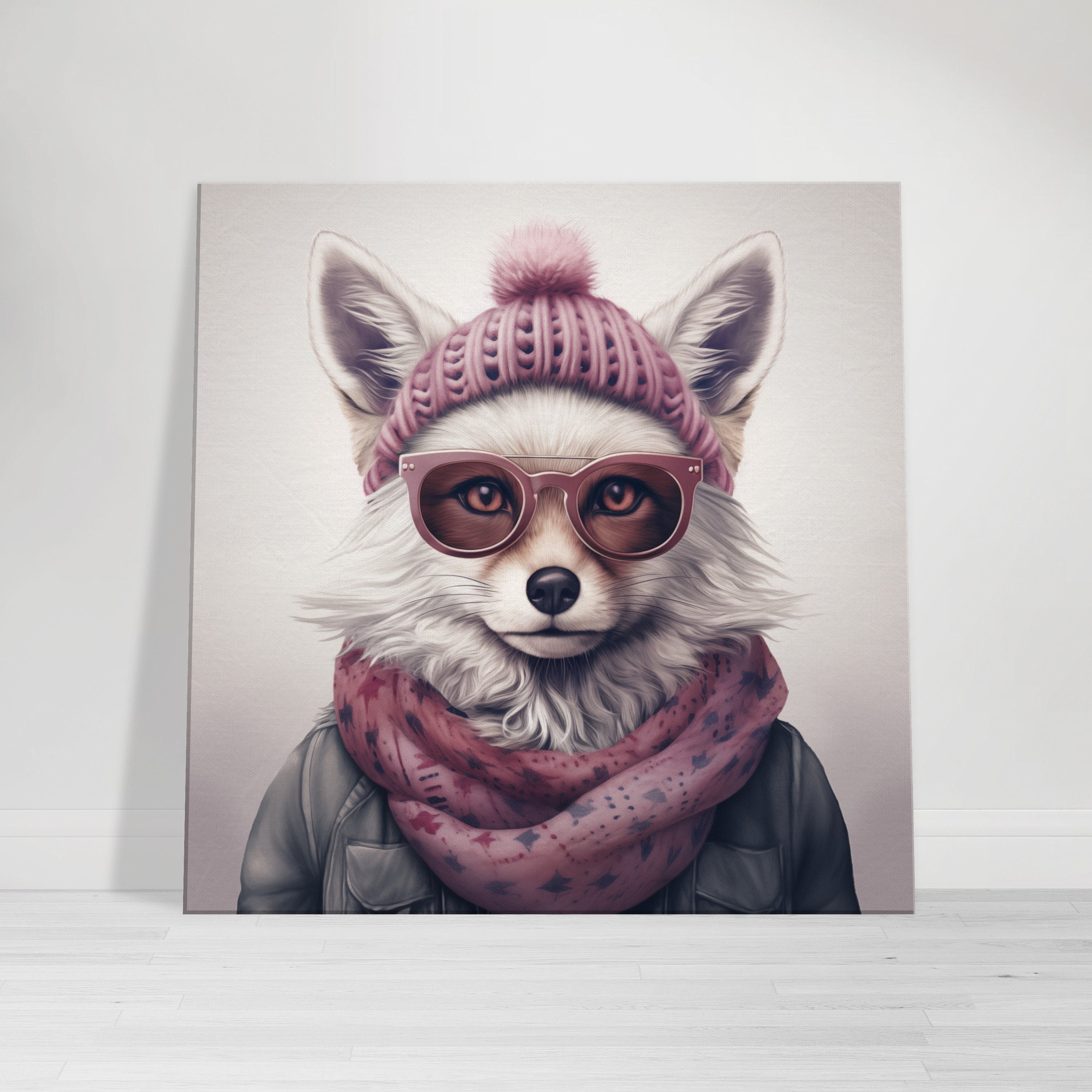 Urban Farm Arctic Fox | Fox Wall Art | Arctic Animals Wall Art ...