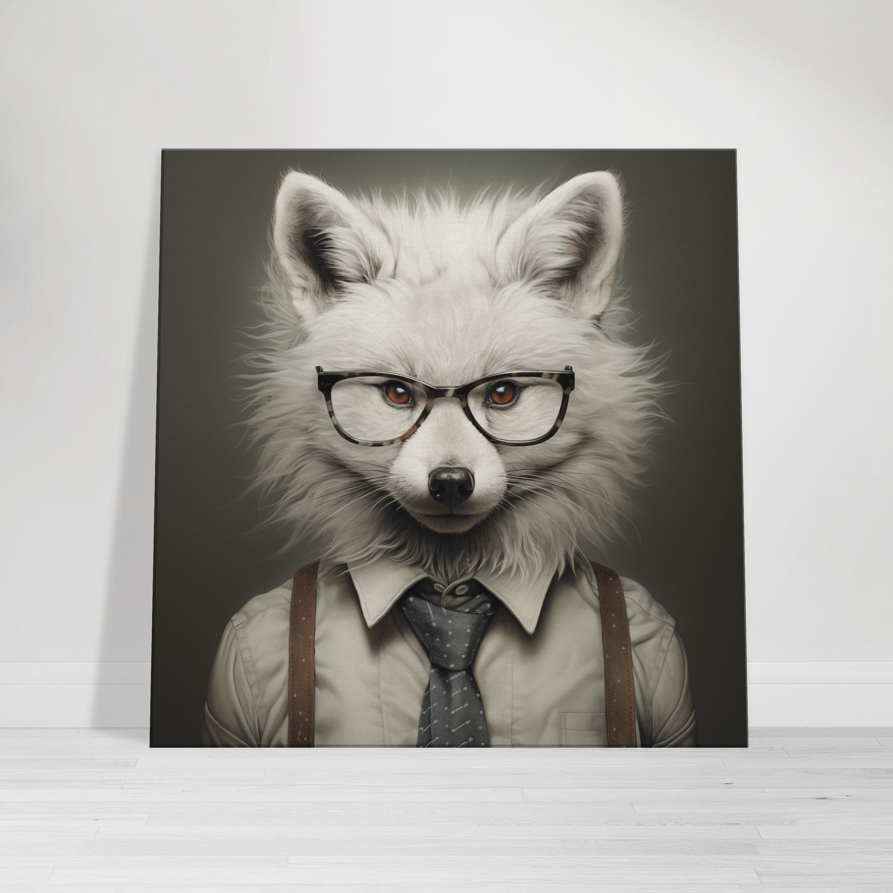 Urban Farm Arctic Fox Arctic Animals Wall Art Dapper Fox Arctic Animals ...