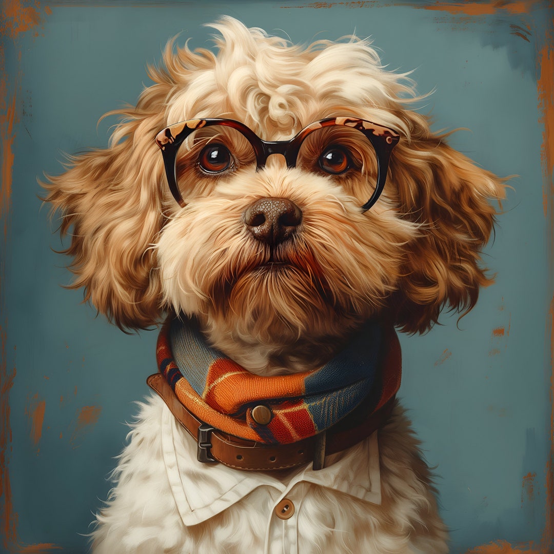 Urban Farm Cavapoo | Doodle Dog Art | Cavapoo Dad | Cavapoo Mom ...
