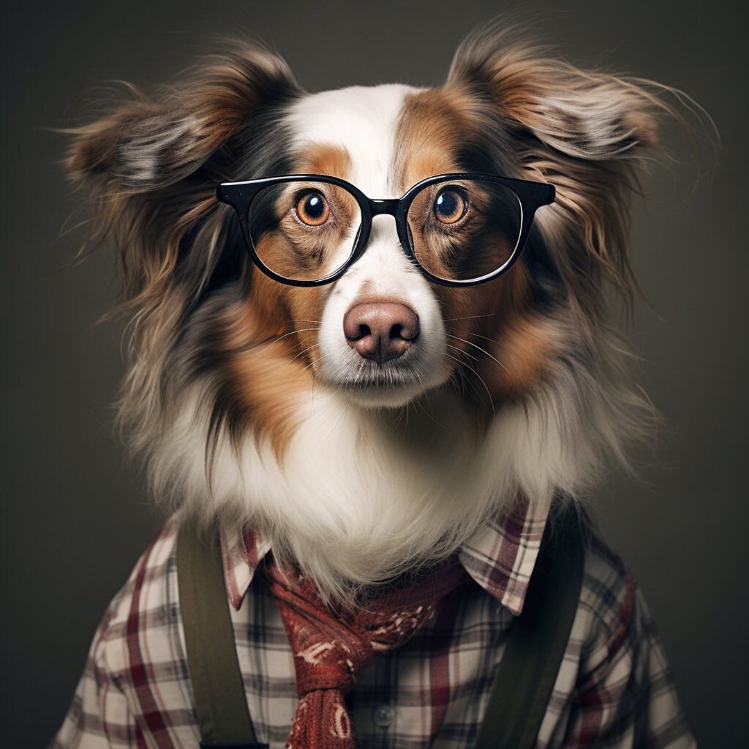 Urban Farm Collie Art | Rough Collie | Sheltie Wall Art | Border Collie ...