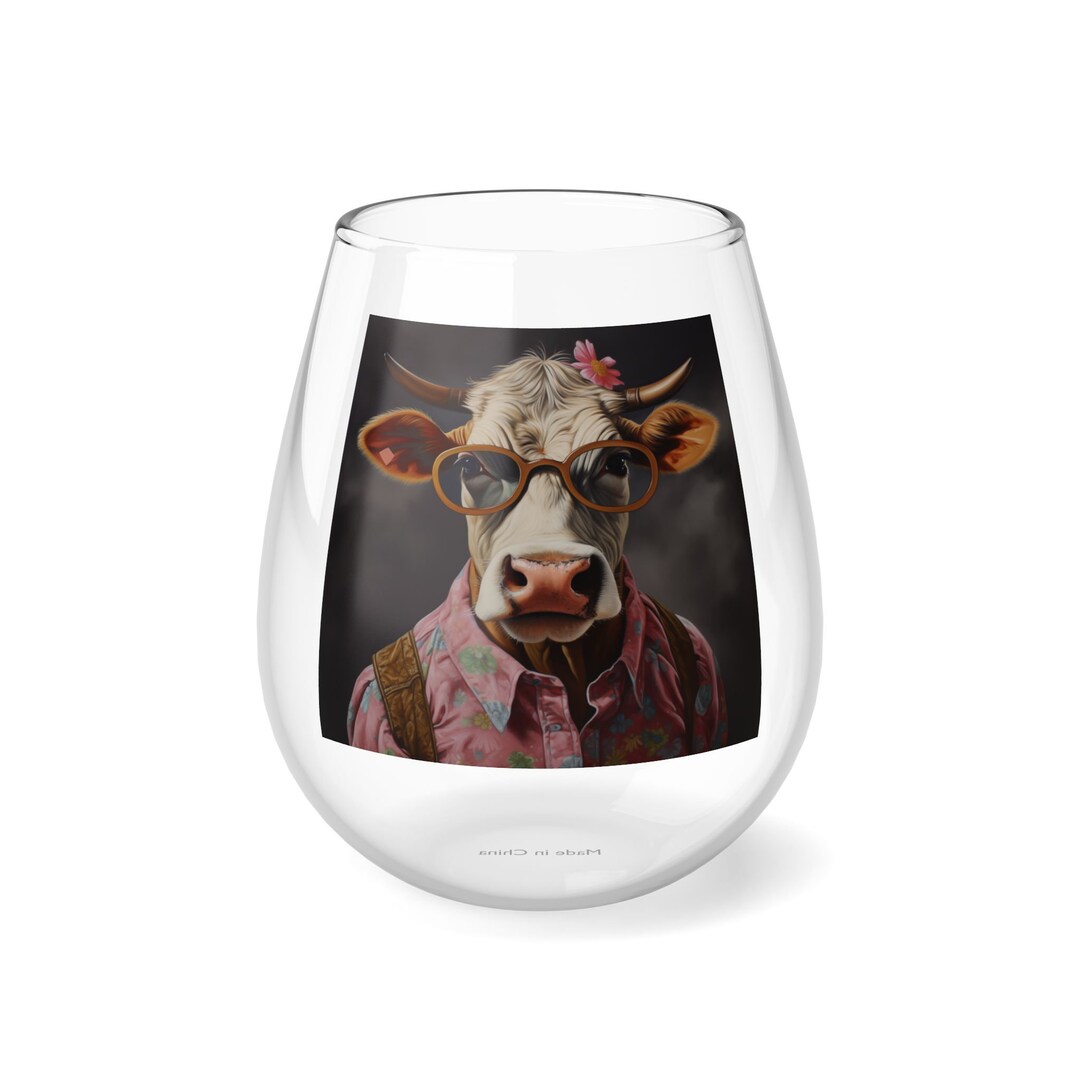 Cow Glass Cow Wine Glass Cow Glass Tumbler Cow Glass Cup Cow Wine Cow Wine Cup Cow Wine Tumbler ...