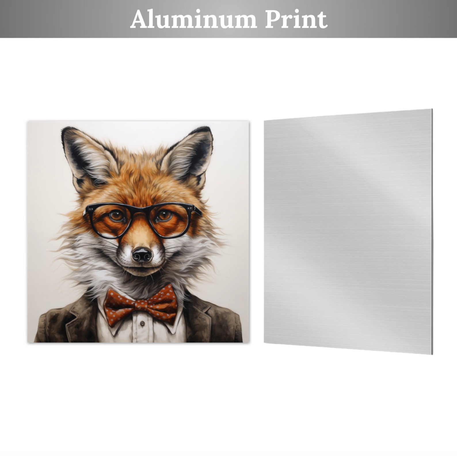 Urban Farm Fox Artwork | Dapper Fox | Fox Wall Art | Clever Fox Art ...