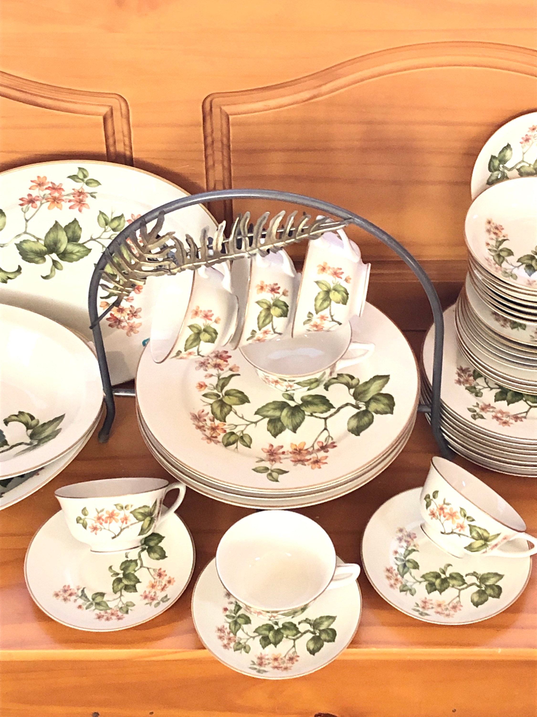 Warwick Wheeling China Company Woodland Pattern Porcelain - Etsy UK
