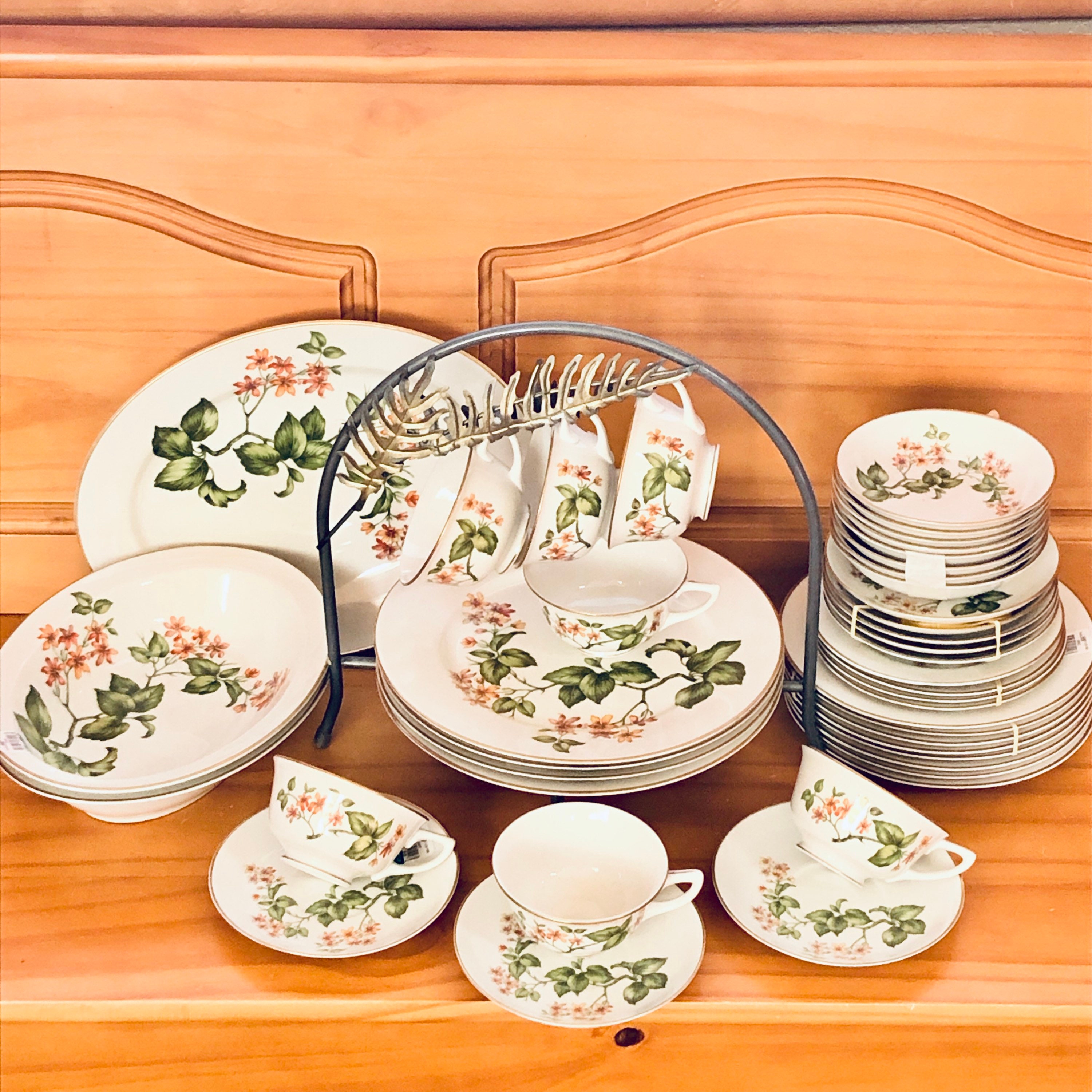 Warwick Wheeling China Company Woodland Pattern Porcelain - Etsy UK