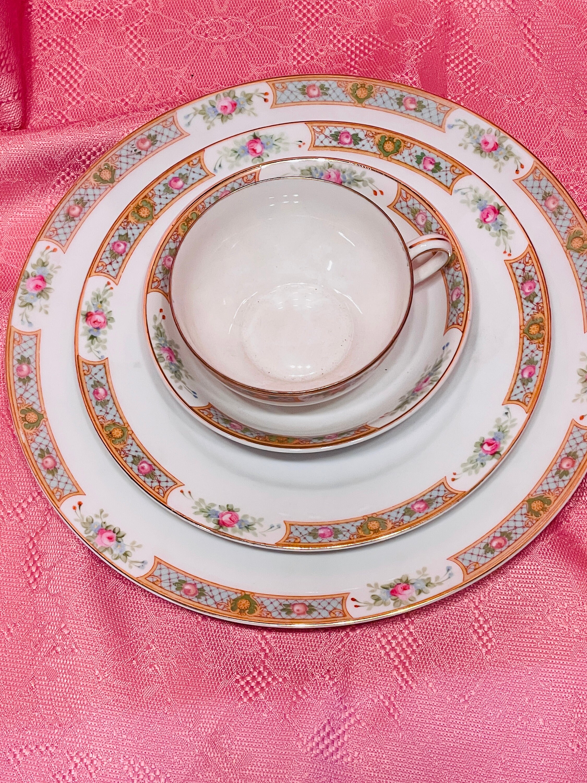 Luzon, Nippon, Noritake, Antique, 4 or 5 Piece Heirloom China Sets ...