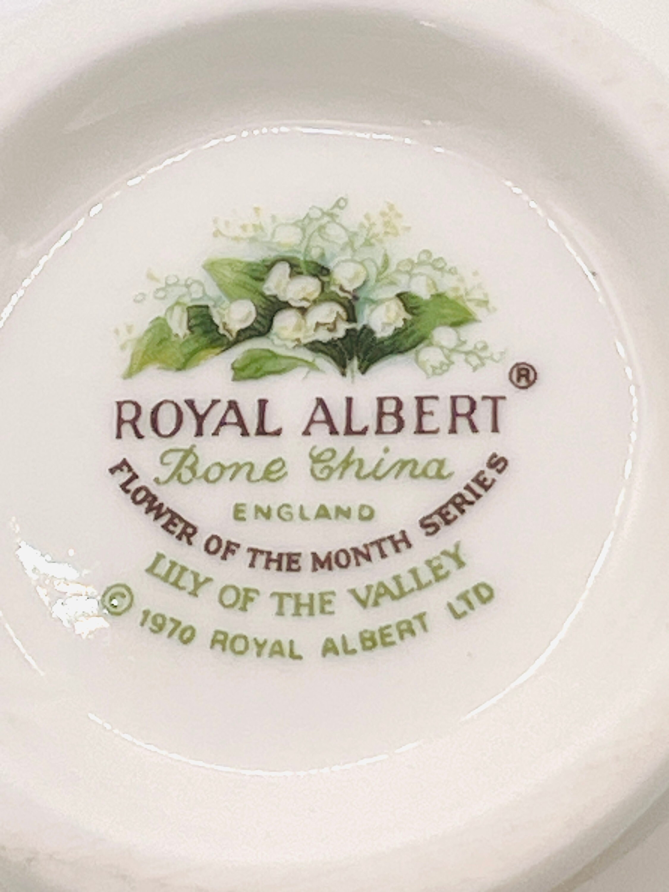 Royal Albert, Lily of the Valley, Flower of the Month Series, May, Bone ...
