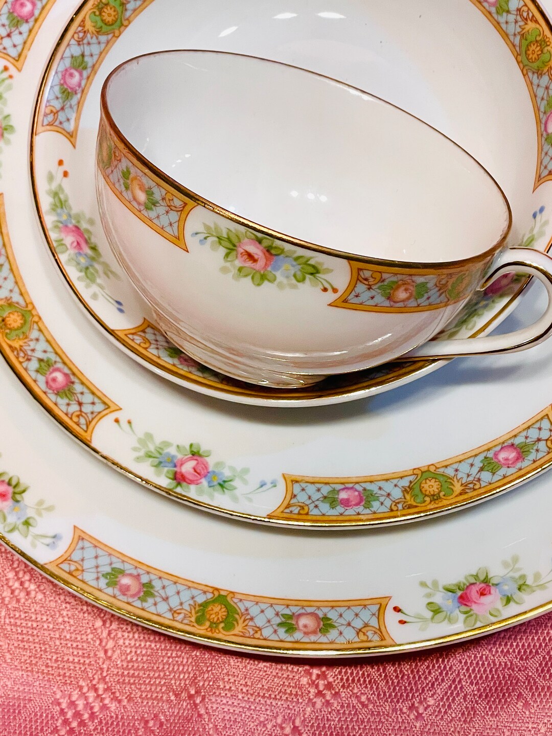 Luzon, Nippon, Noritake, Antique, 4 or 5 Piece Heirloom China Sets ...