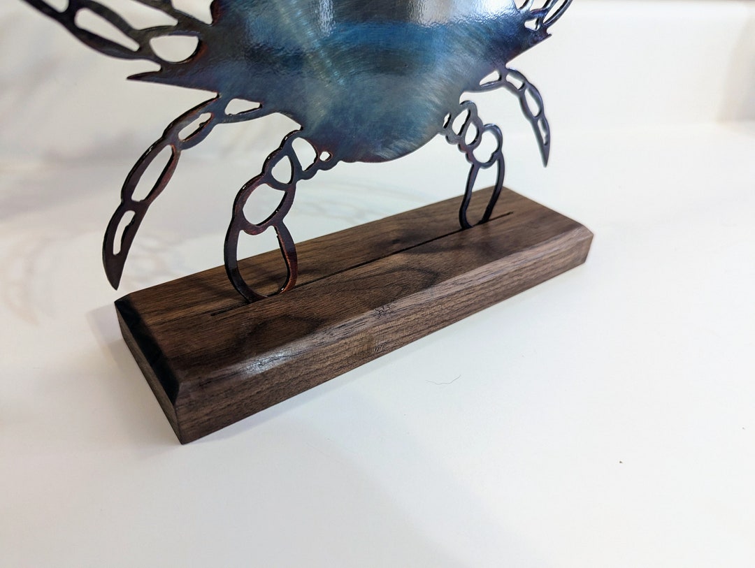 Wooden Base for Small Metal Art - Etsy