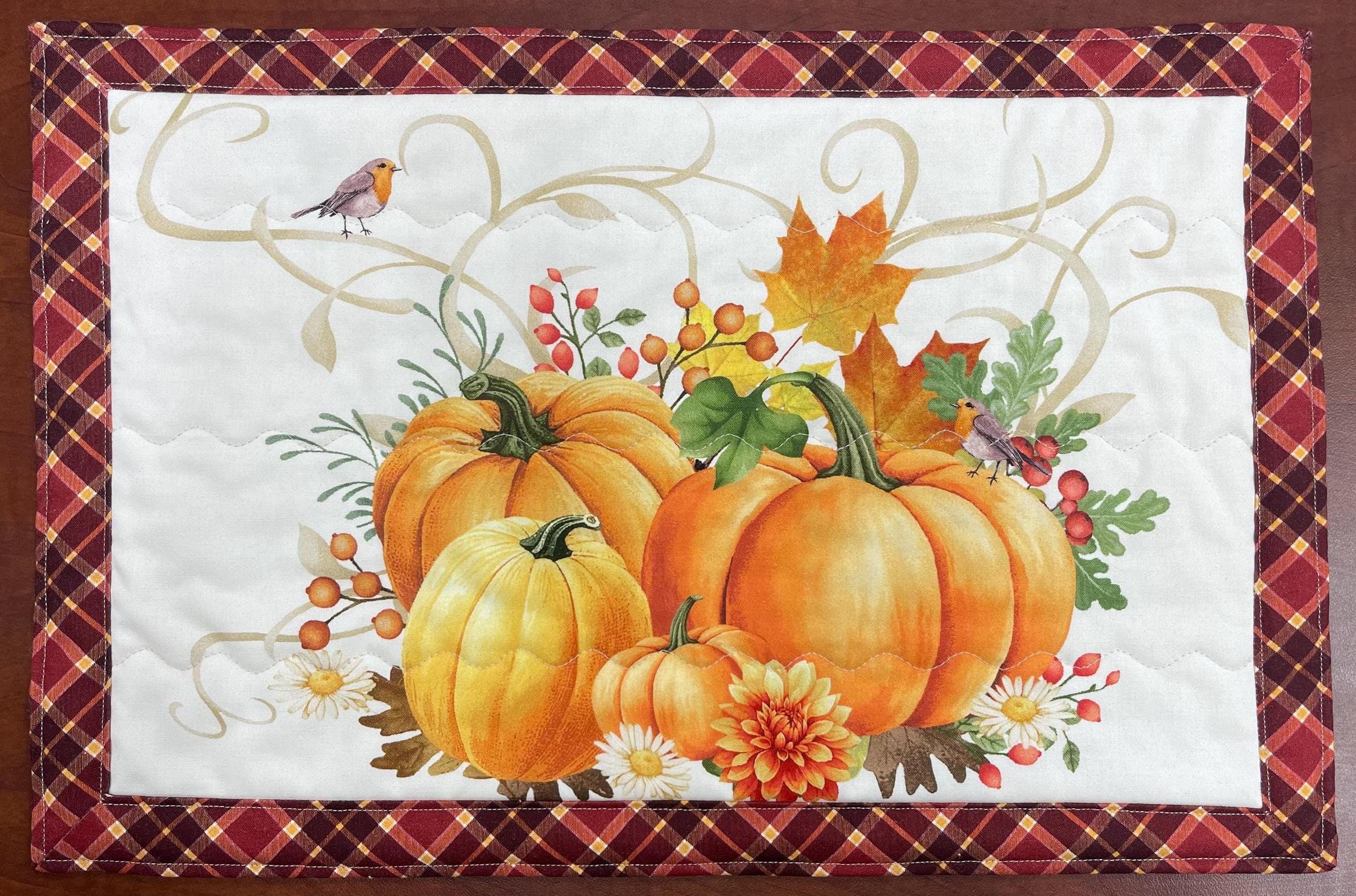 PDF Quilted Panel Self-binding Placemat Pattern Instant Download ...