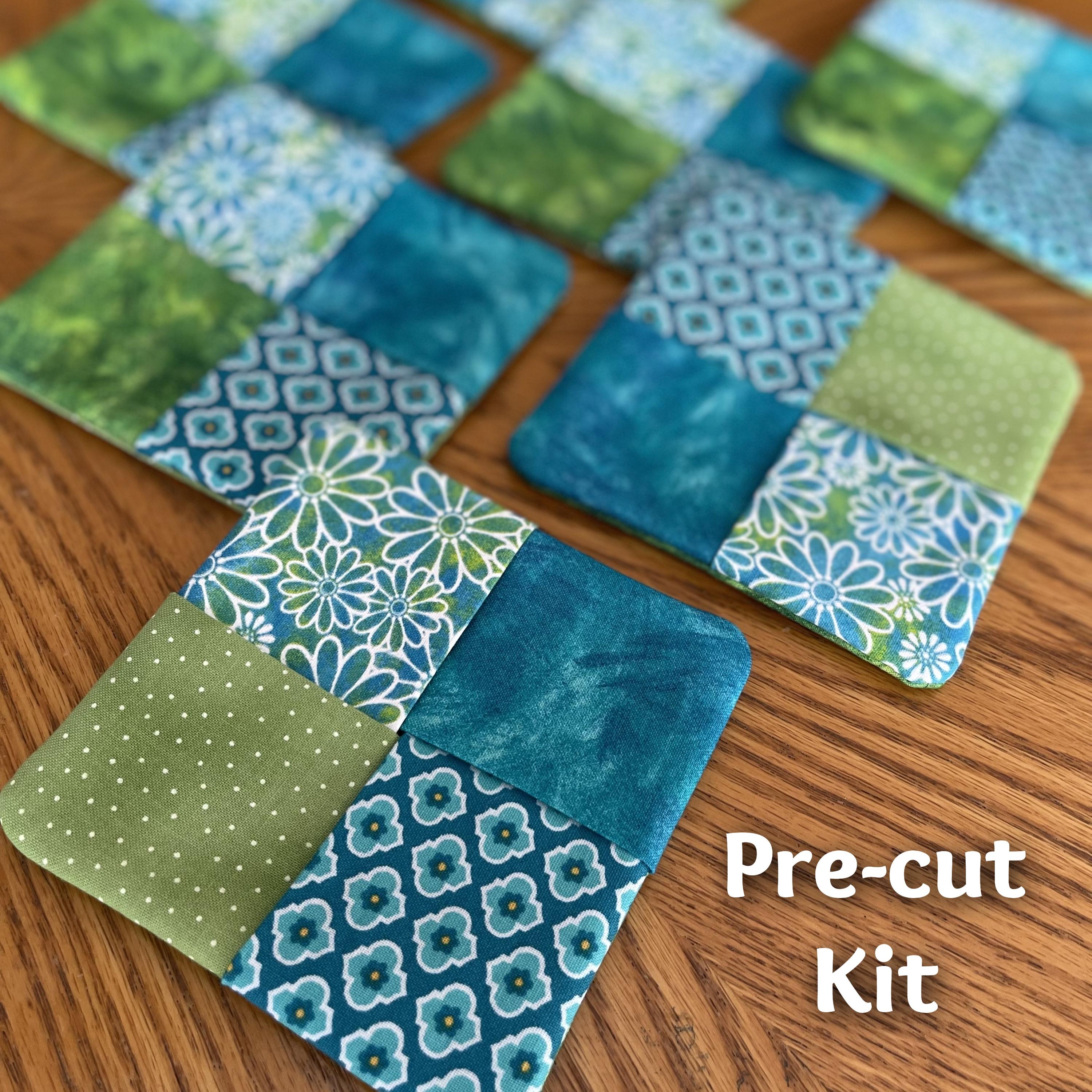 Daisy Delight Flip-out Quilted Coaster Kit for 8 - 4.5" Coasters ...