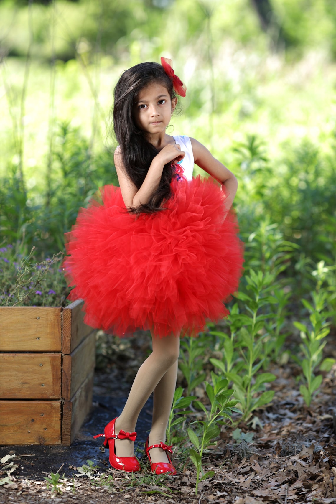 Red Tutu Dressbirthday Dresschristmas Dresswedding - Etsy