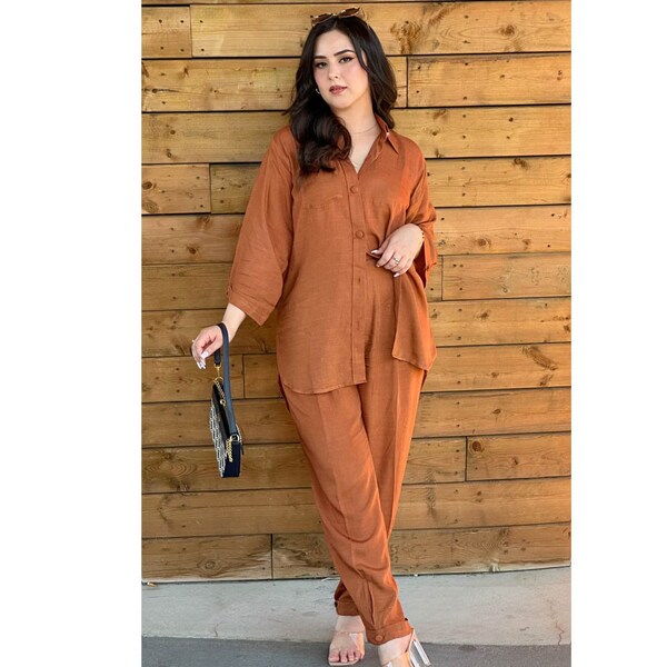 Linen Co Ord Set - Etsy