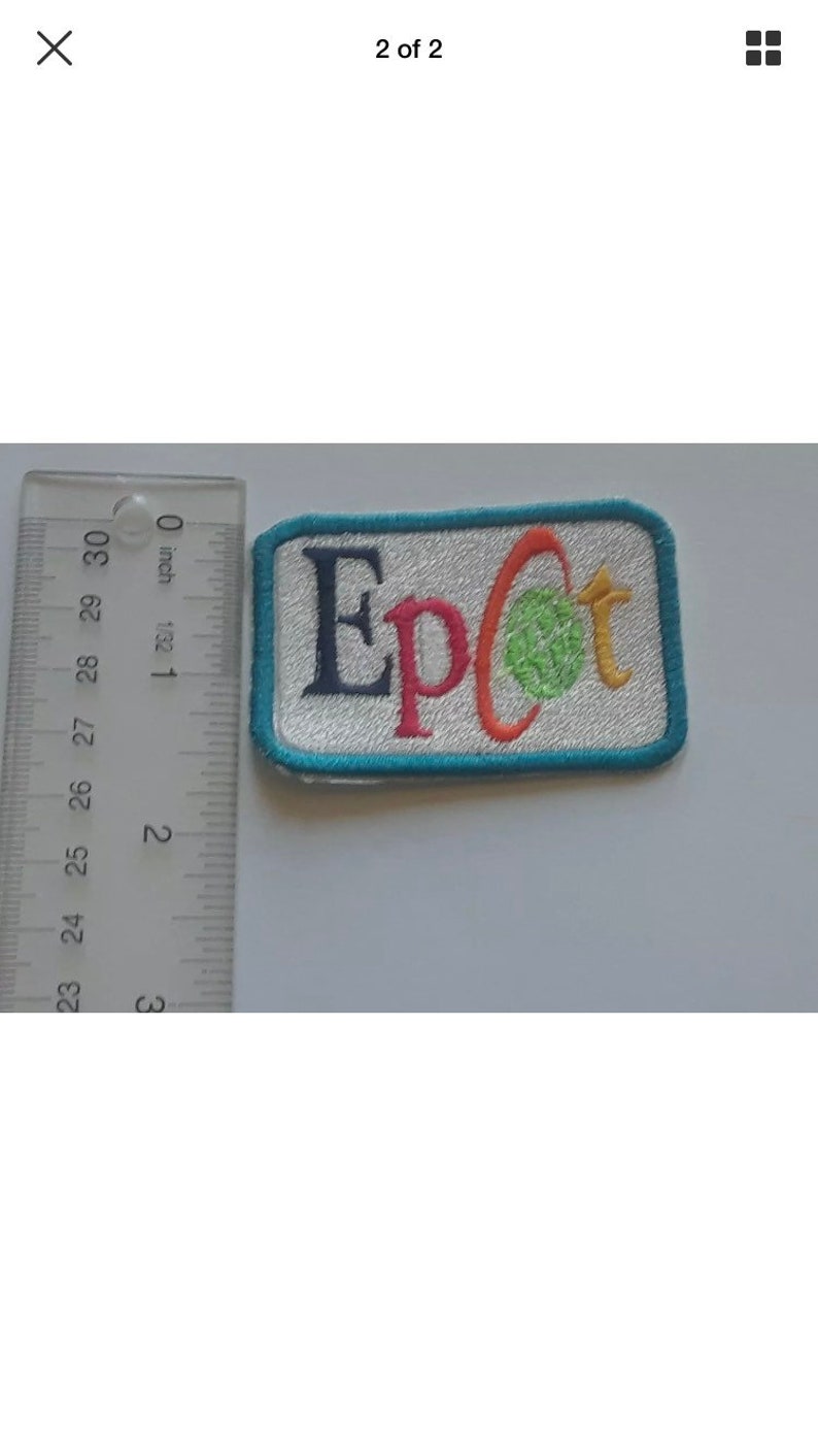 Disney Epcot 90’s Style Logo Patch Iron on Sew Tribute - Etsy