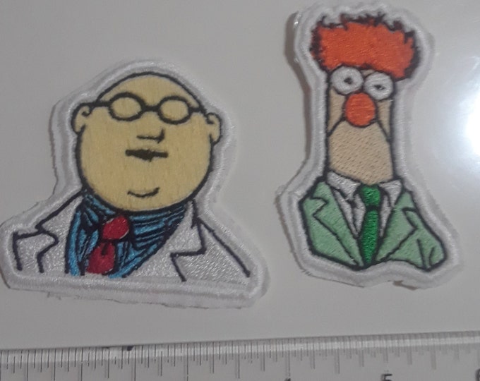 Muppets Dr. Bunsen Honeydew Beaker Tribute Patches Iron on Disneyland ...