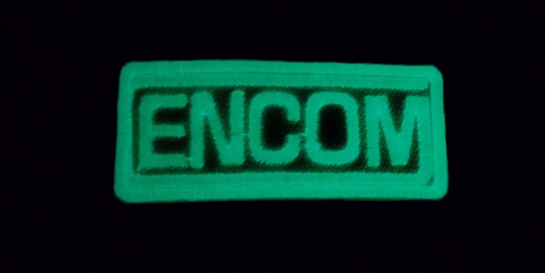 Glow in the Dark Encom Logo Tribute Patch Iron on Tron Light Cycle - Etsy